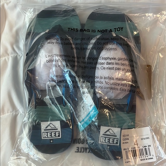 Reef | Shoes | Reef Kids Ahi Sandals Blue And Black | Poshmark